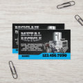 Scrap Metal Recycle English-Spanish Business Card | Zazzle