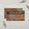 Scrap Metal Recycling Business Cards | Zazzle