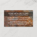 Scrap Metal Recycling Business Cards | Zazzle