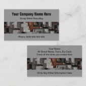 Scrap Metal Recycling Business Cards | Zazzle