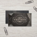Scrap Metal Recycling metallic Business Card | Zazzle