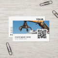 Scrap Metal Recycling QR Code Business Card | Zazzle