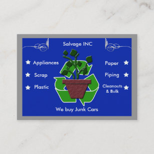 Scrap Metal Business Cards - Business Card Printing | Zazzle