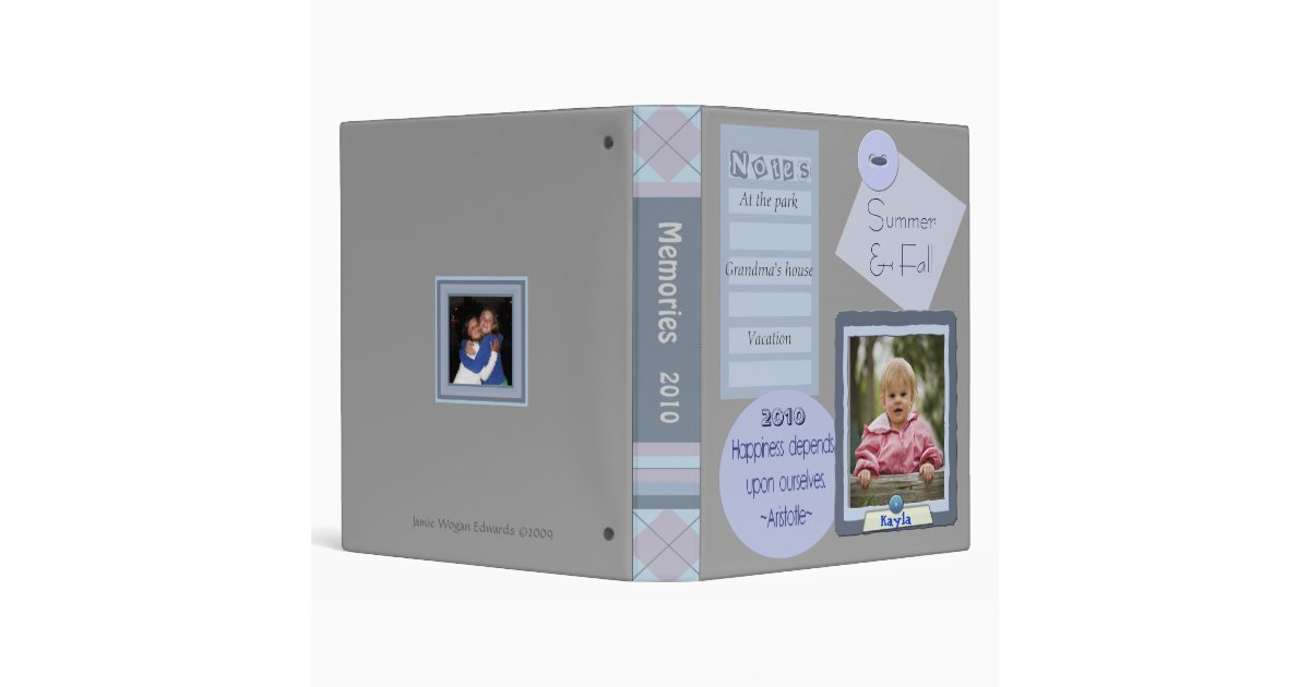Scrapbook Page Style Photo Binder | Zazzle