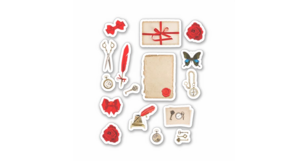 Scrapbook Sticker | Zazzle