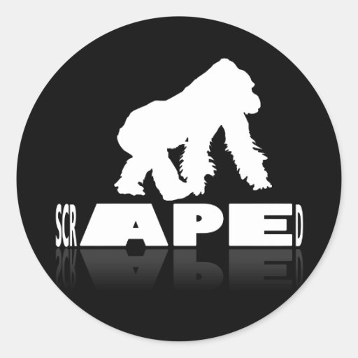 Scraped - APE Sticker | Zazzle