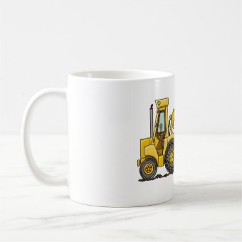 Scraper Dirt Mover Excavator Construction Mugs | Zazzle