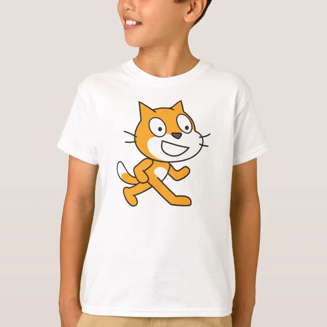 Scratch Cat Shirt (Kids) | Zazzle