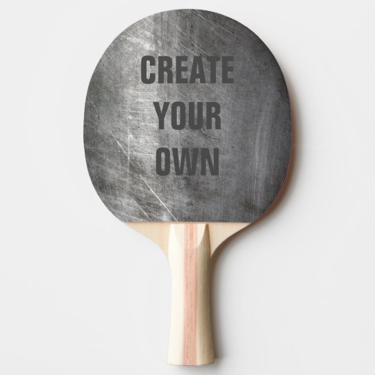Scratched Brushed Metal Texture Ping Pong Paddle | Zazzle.com