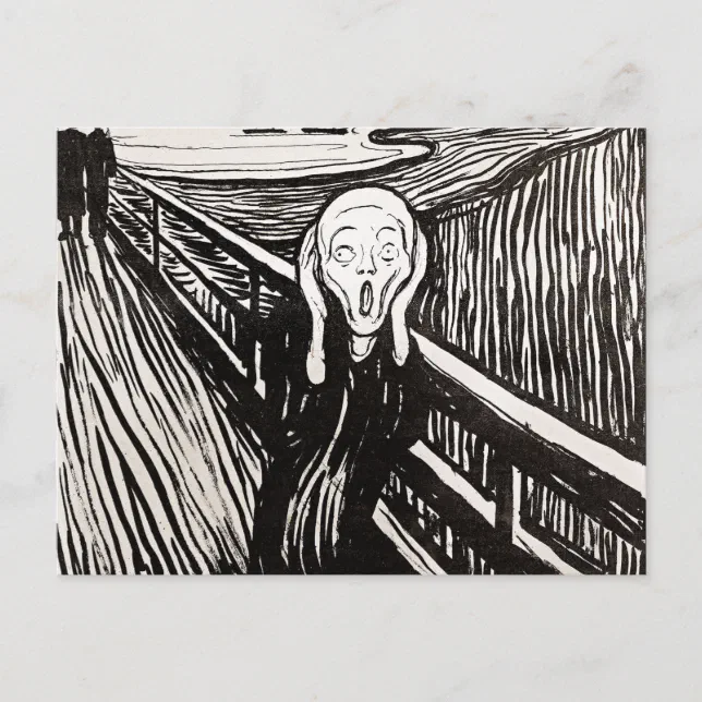 Scream by Edward Munch Postcard | Zazzle