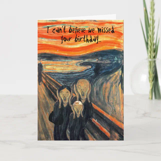 'Scream Family' Card | Zazzle