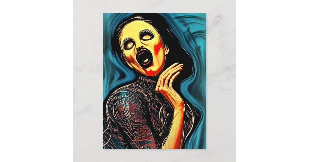Scream Postcard | Zazzle
