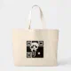 Scream QR Code Large Tote Bag | Zazzle