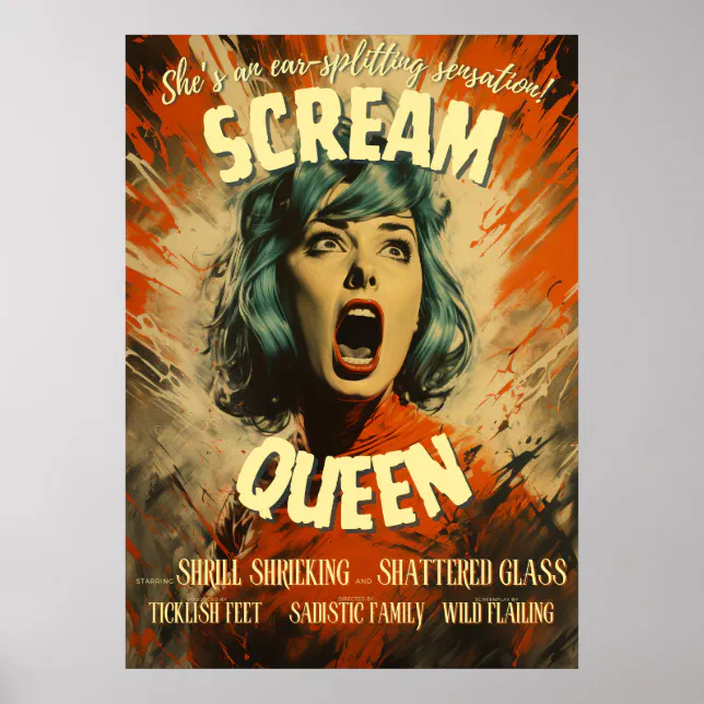 Scream Queen Movie Poster | Zazzle