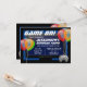 Screen Balloons Video Game Gaming Birthday Party Invitation | Zazzle