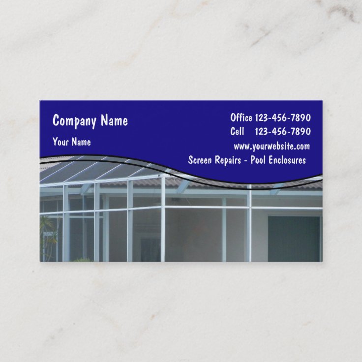 Screen Repair Business Cards | Zazzle