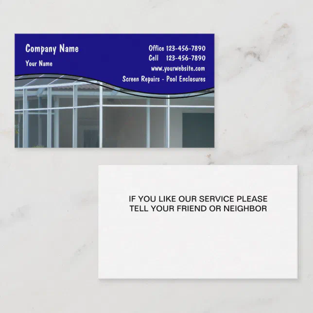 Screen Repair Business Cards | Zazzle