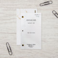 Screenplay Business Card | Zazzle