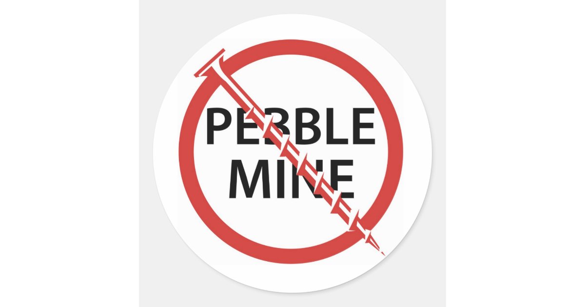 SCREW PEBBLE MINE sticker | Zazzle