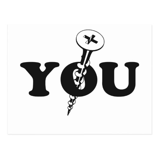 Screw You Screw Postcard | Zazzle