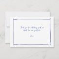 Scribble Whimsical Doodle Hand-Drawn Bridal Tea Thank You Card | Zazzle