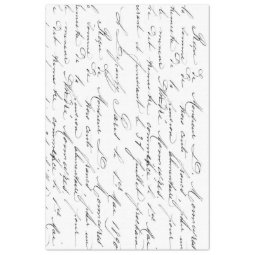Script Decoupage Paper | Zazzle