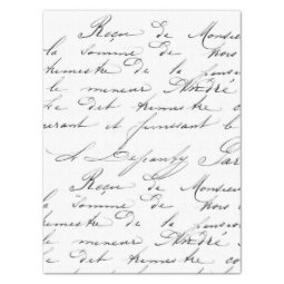 Script Decoupage Paper | Zazzle