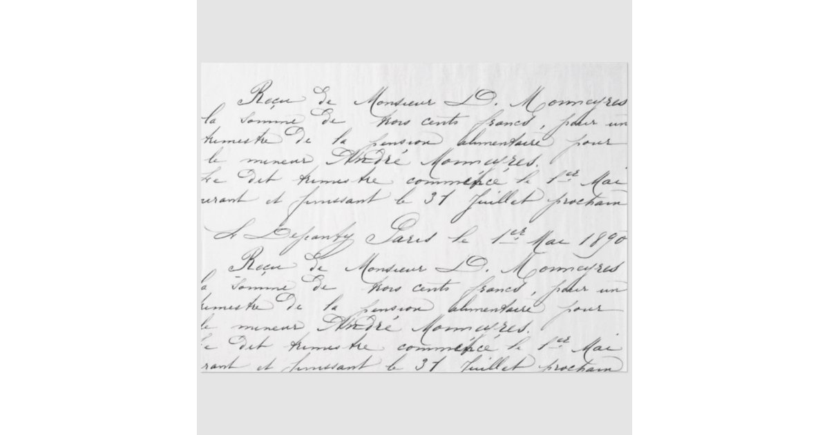 Script Decoupage Paper | Zazzle