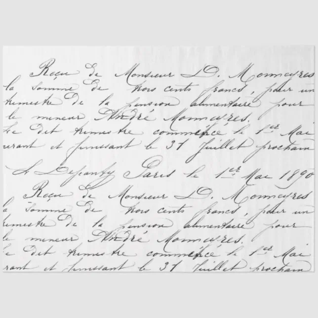 Script Decoupage Paper | Zazzle