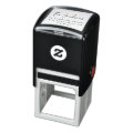Script Family Name & Serif Address Self-inking Stamp | Zazzle
