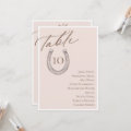 Script Horseshoe Table Number Seating Chart Cards | Zazzle