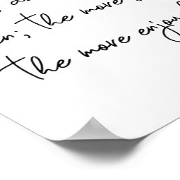 Script Lettering Friendship Quote Art Poster | Zazzle