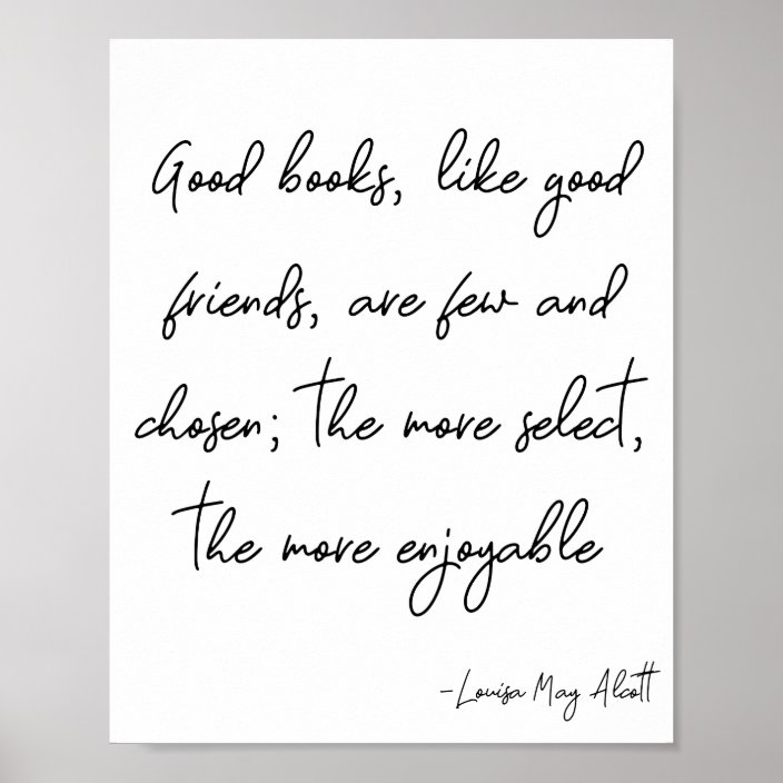 Script Lettering Friendship Quote Art Poster | Zazzle.com