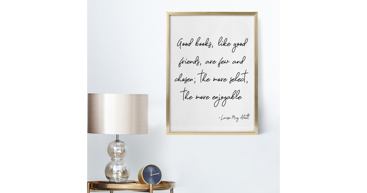 Script Lettering Friendship Quote Art Poster | Zazzle