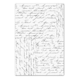 Script Love Tissue Paper | Zazzle