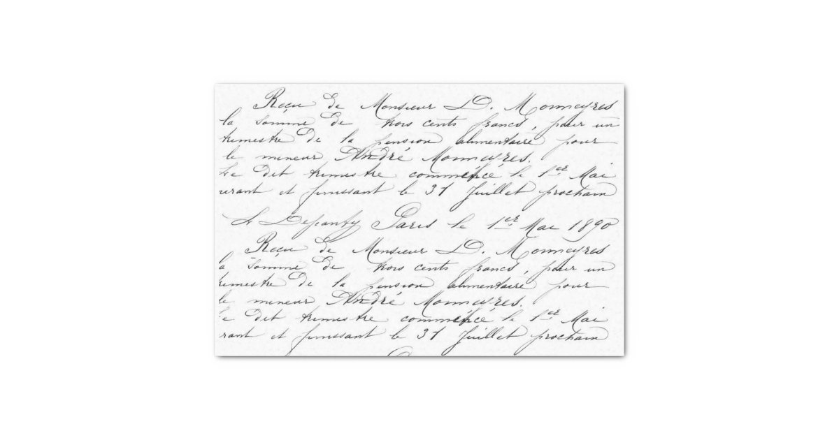 Script Love!! Tissue Paper | Zazzle