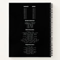 Script Measurement Conversion Chart Recipe Notebook | Zazzle