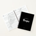 Script Measurement Conversion Chart Recipe Notebook | Zazzle