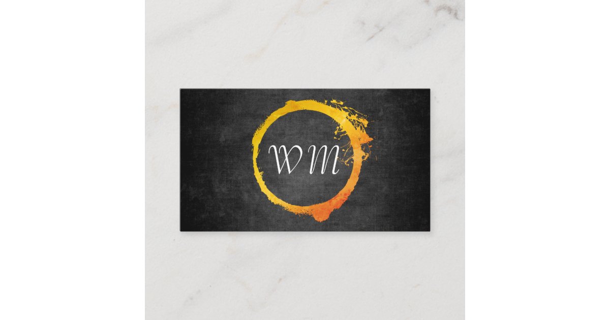 Script Monogram Business Card | Zazzle
