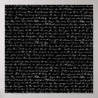 Cursive Writing Poster | Zazzle.com