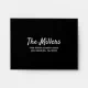 Script RSVP Self Return Address Envelope | Zazzle