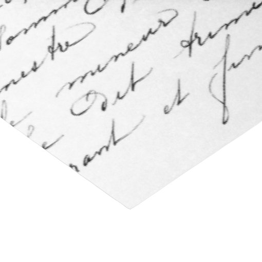 Script Tissue Paper | Zazzle