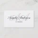 Script Typographic Name And Initials Business Card | Zazzle