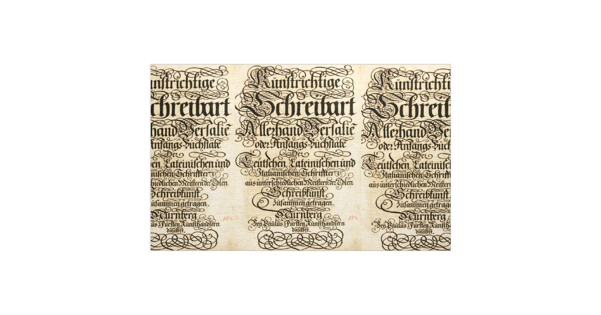 Script Upholstery Fabric | Zazzle