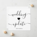Script We're Downsizing Smaller Wedding Update Announcement | Zazzle