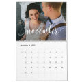 Wedding Personalized Photo Guest Book Guestbook Calendar | Zazzle