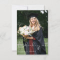 Scripted Snapshot Graduation Photo Thank You Card | Zazzle