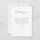 Scripted Snapshot Graduation Photo Thank You Card | Zazzle