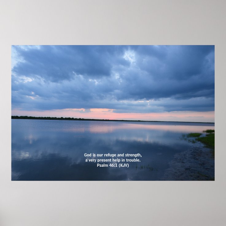 Scripture Bible Verse Poster - 36 x 24 Christian | Zazzle