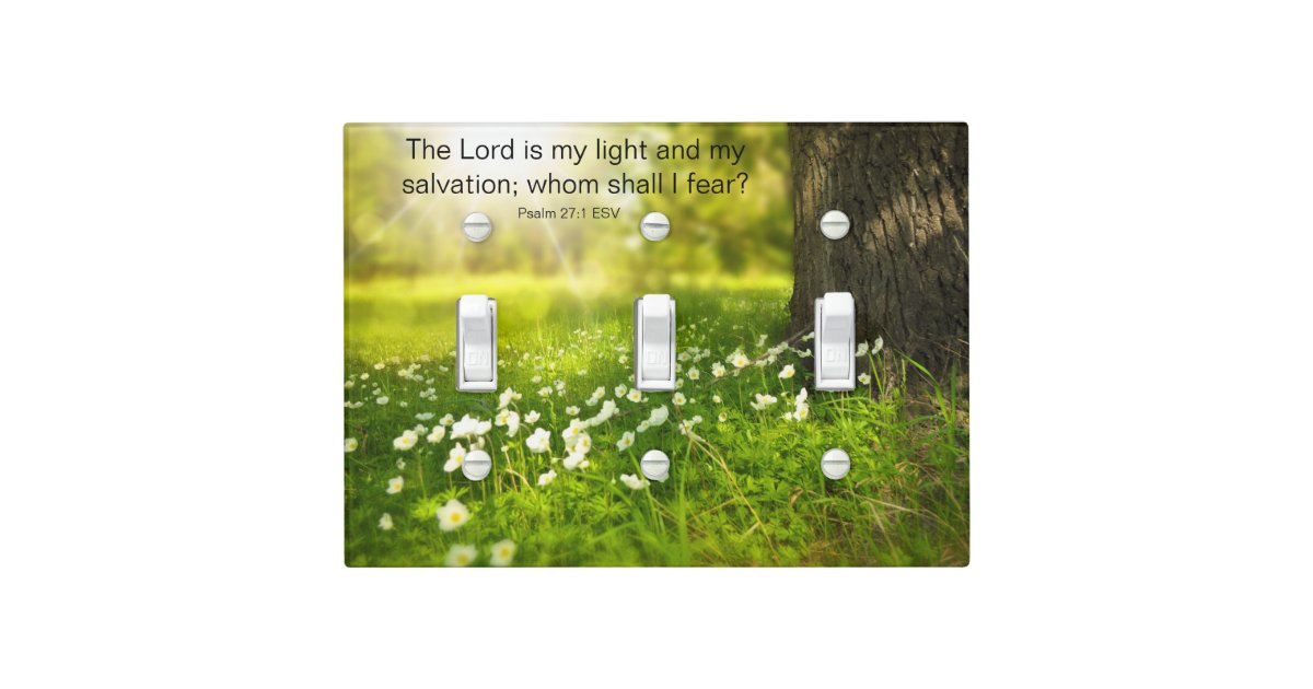 Scripture Psalm Light Switch Cover | Zazzle